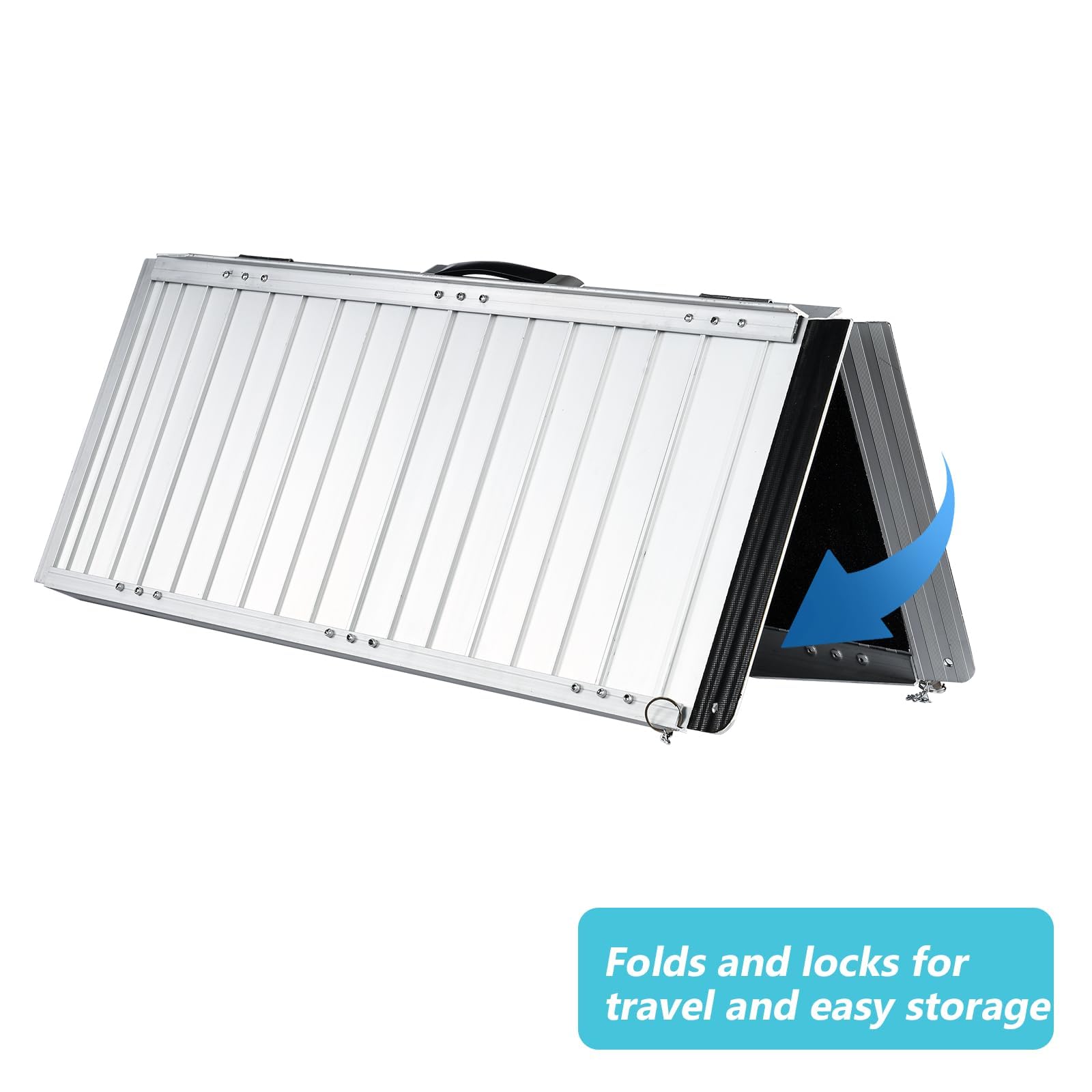 Snapklik.com : Wheelchair Ramps, 6FT Portable Wheelchair Ramp, Double ...