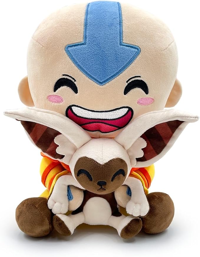 Youtooz Avatar: The Last Airbender Aang and Momo 1ft Plush, Aang and ...
