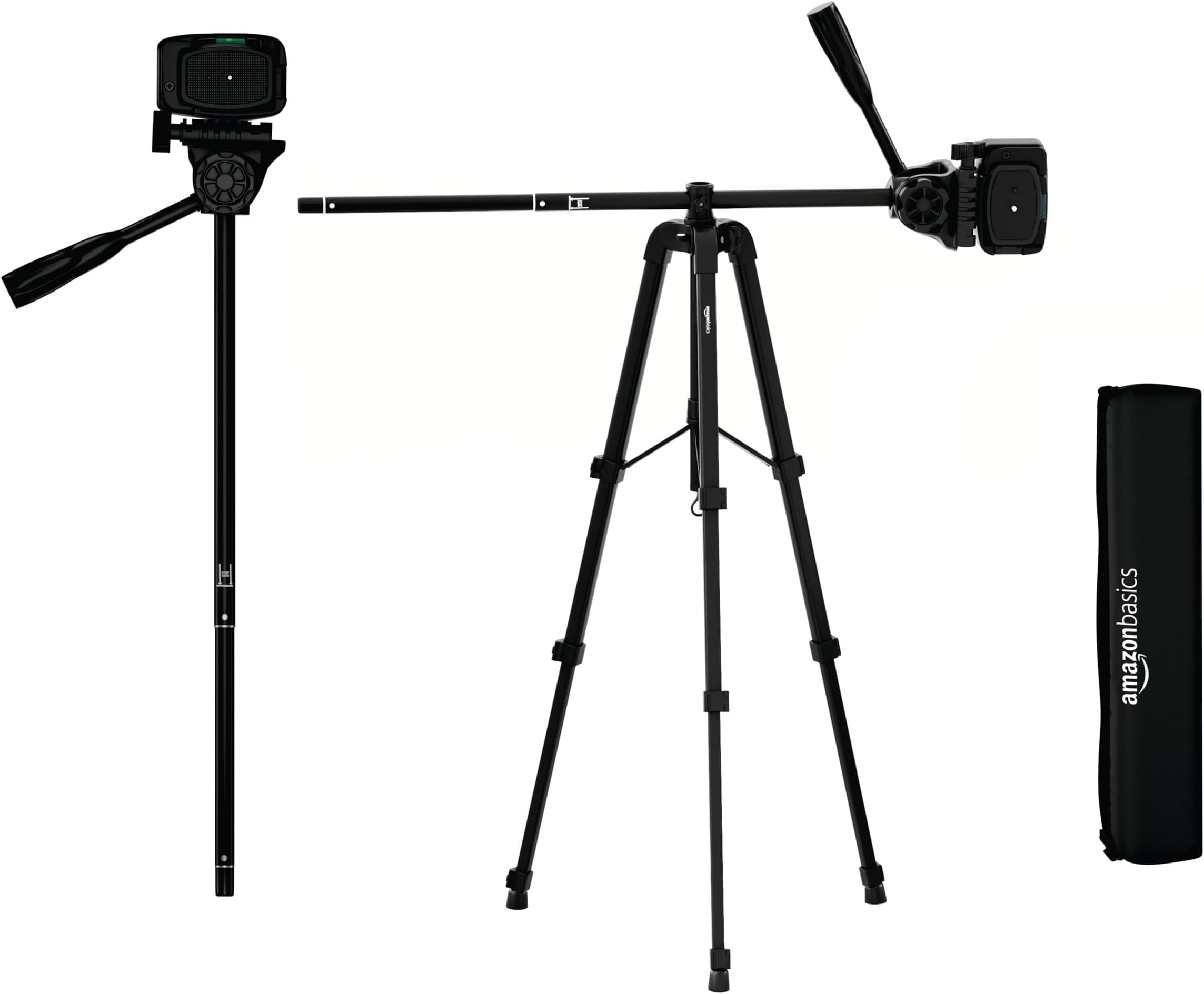 Buy Amazon Basics 2-in-1 Lightweight Aluminium Tripod with Monopod ...
