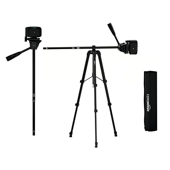 Amazon Basics 2-in-1 Lightweight Aluminium Tripod with Monopod ...