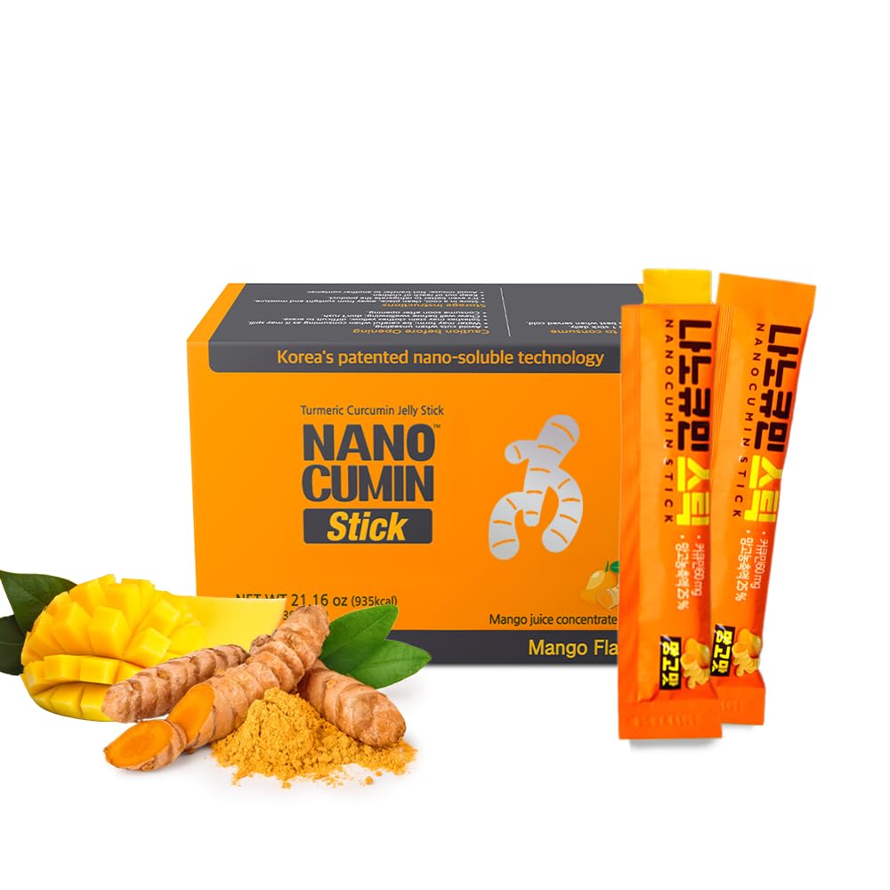 Snapklik.com : NANOCUMIN Turmeric Curcumin Jelly Stick 30ea, Mango Flavor