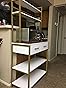 Amazon.com: HITHOS Industrial 5-Tier Kitchen Bakers Rack with 2 Drawers ...