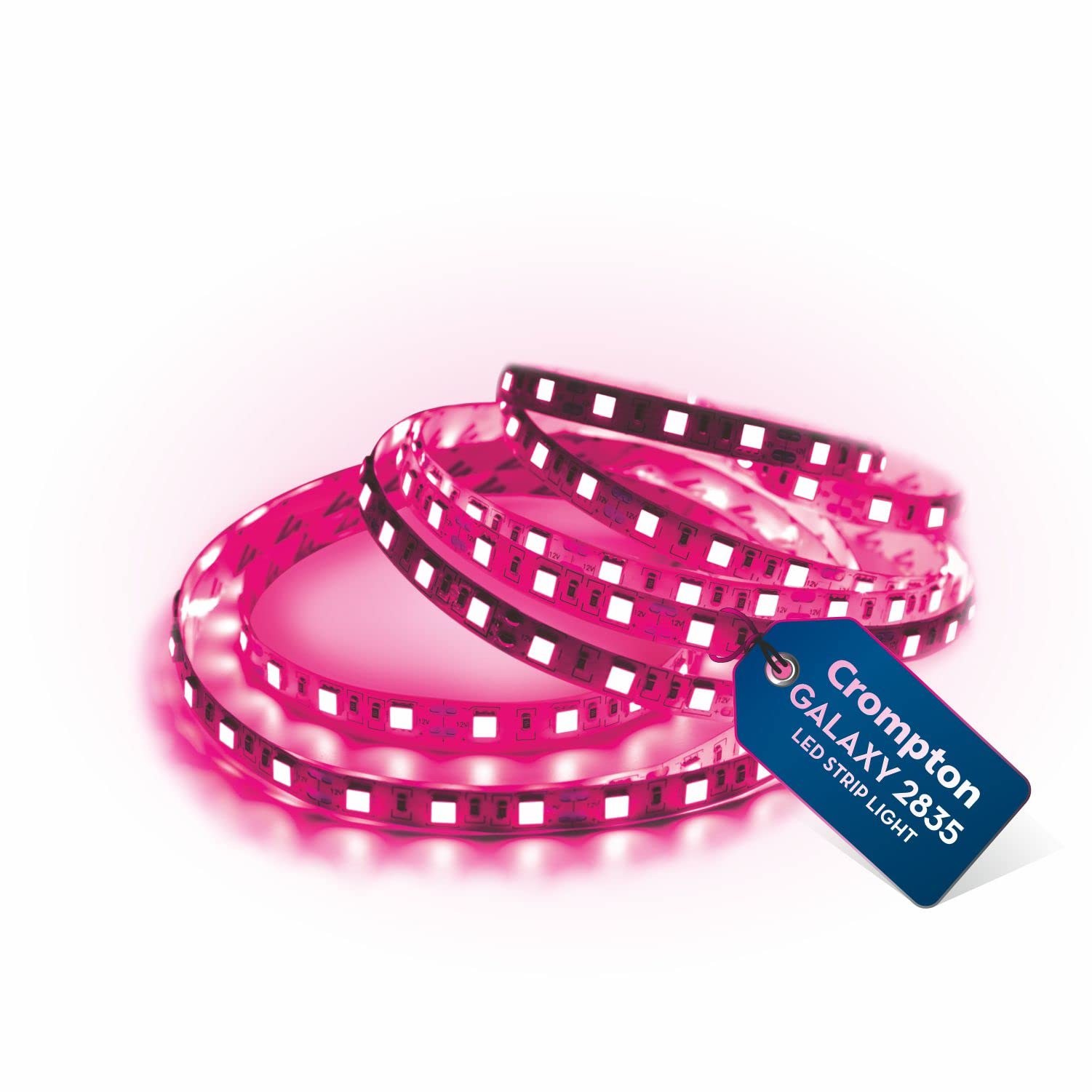 Buy Crompton 25 Watt 5 Meter LED Strip Light (Pink) | 300 LEDs | Bright ...