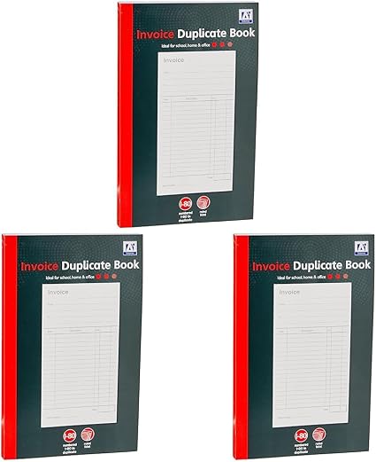Anker International Stationary"1-80" Invoice Duplicate Book, A5 (Pack ...