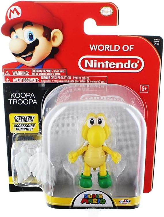 Amazon.com: Nintendo World of Nintendo, Super Mario Koopa Troopa Action ...