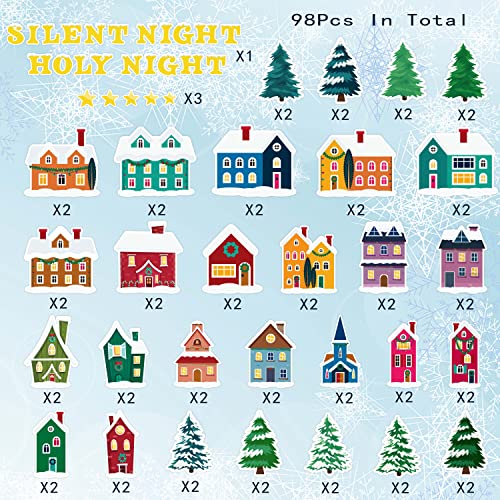 Snapklik.com : 98Pcs Christmas Classroom Bulletin Board Cutouts ...