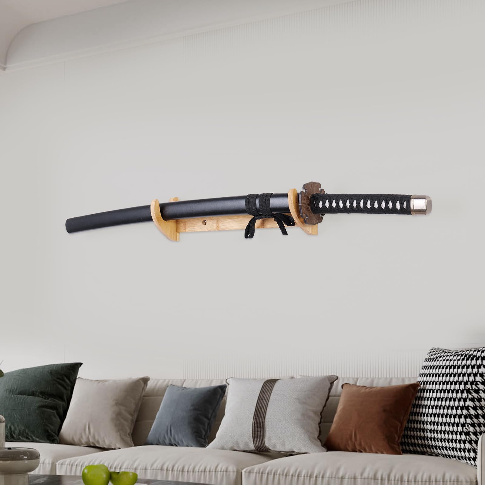 Amazon.com: Samurai Sword wall mount-katana stand wall mount-(bamboo1 ...
