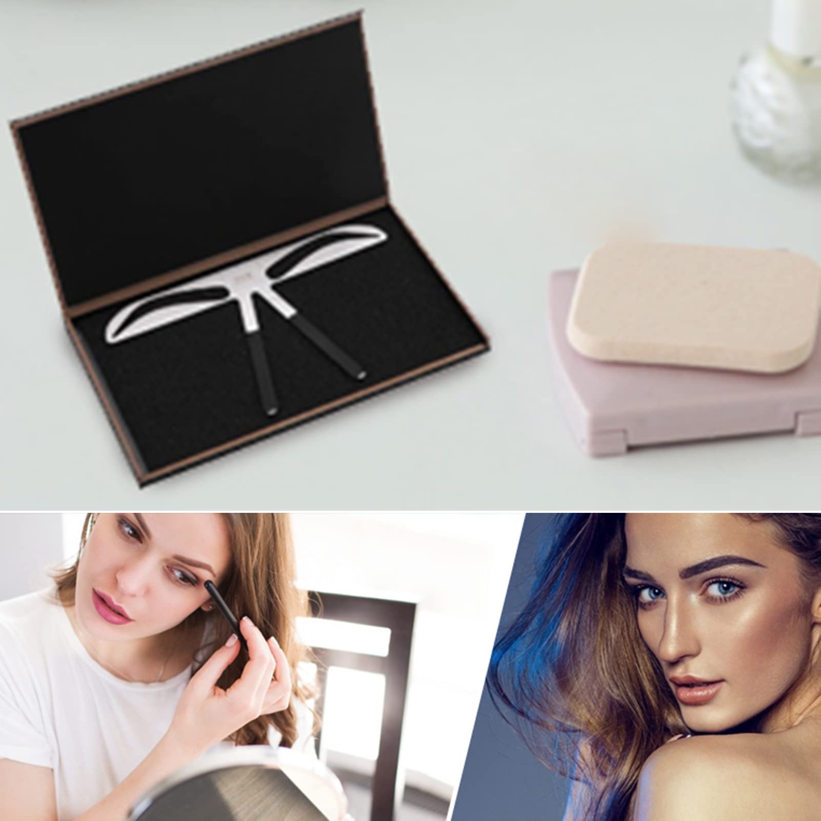 Snapklik.com : Professional Eyebrow Measure & Balance Ruler - Extension ...