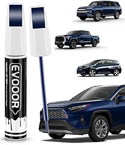 Amazon.com: EVOOOR 8S6 Dark/Nautical Blue Metallic Touch Up Paint ...