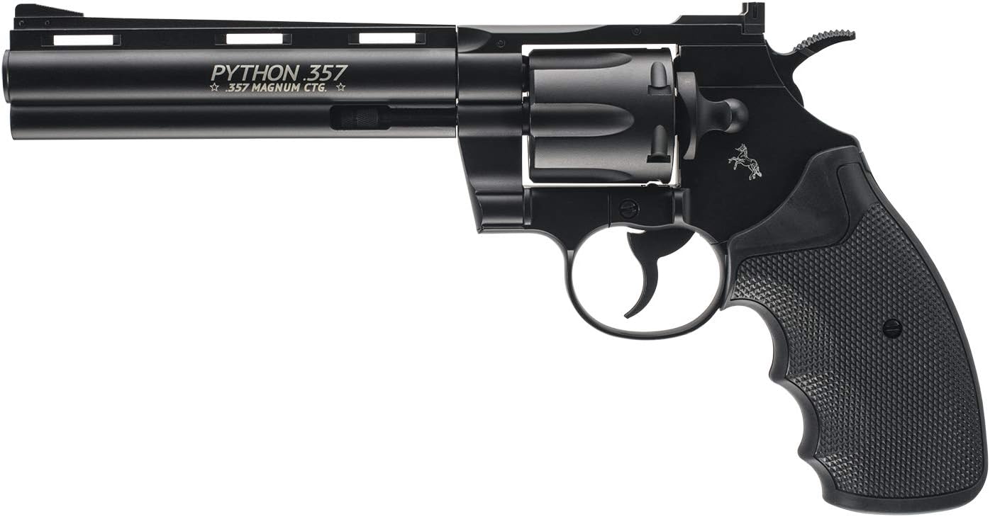 Amazon.com : Colt Python 6" .177 Steel BB Co2 Airgun Pistol : Sports ...