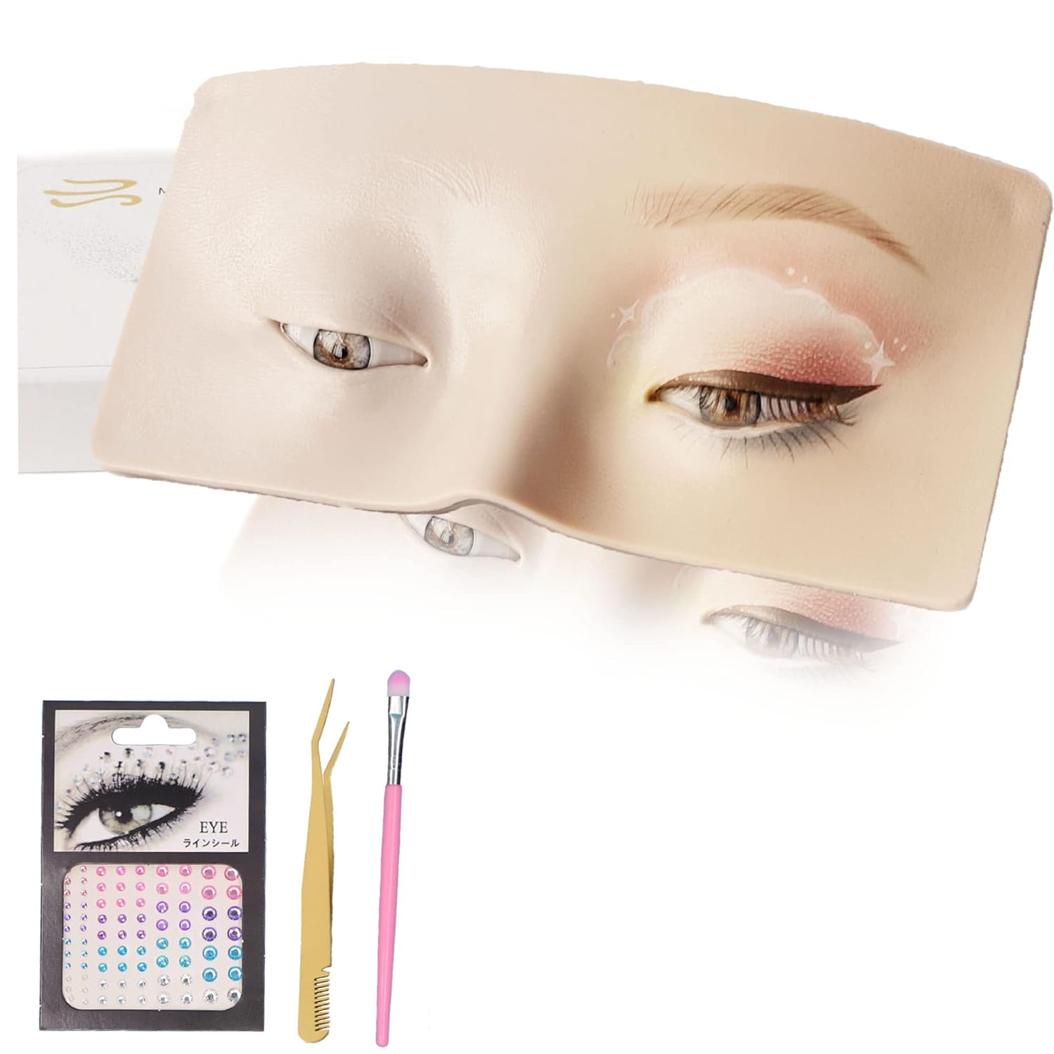Amazon.com: Ofly DIY Makeup Face Practice Board, 5D Silicone Bionic ...
