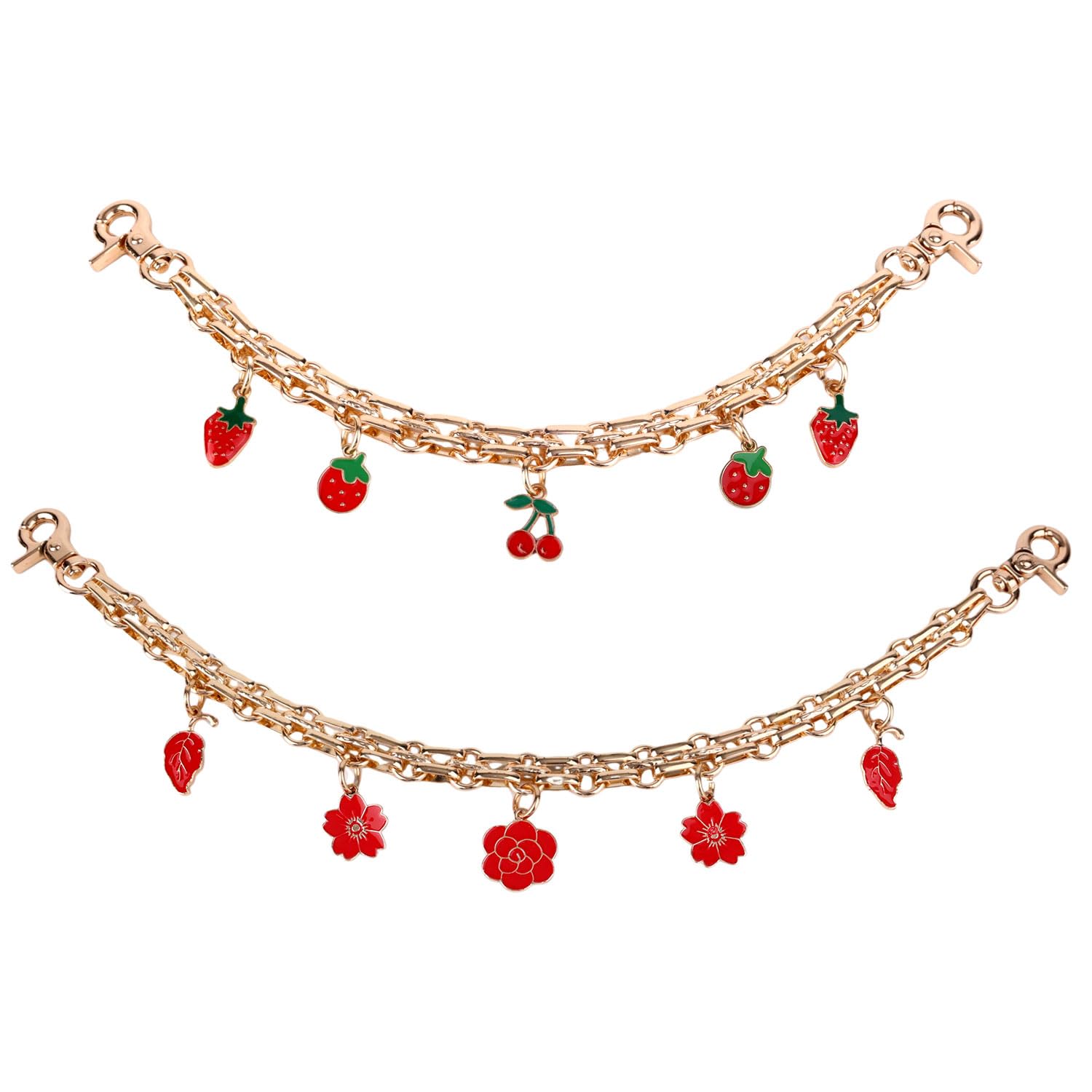 Amazon.com: 2pcs Gold Decorative Bag Chains, Purse Charm Chains with ...