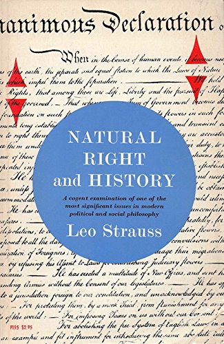 Amazon.com: Natural Right and History: Strauss, Leo: Libros