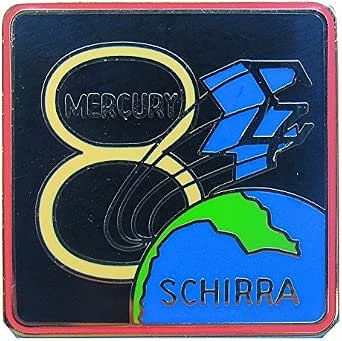 Amazon.com: Mercury 8 Mission Pin - AB Emblem - NASA : Collectibles ...