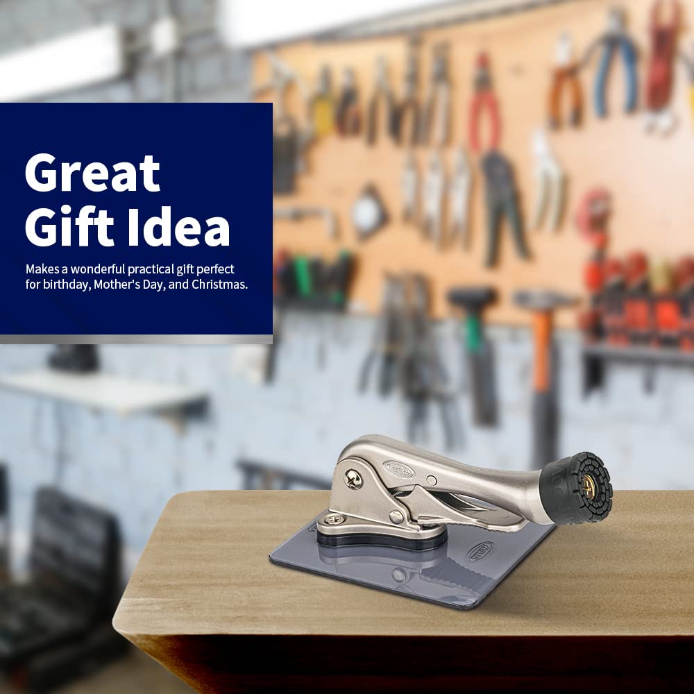 Snapklik.com : HOME&I Adhesive Kick Down Door Stopper,No Drilling Large ...