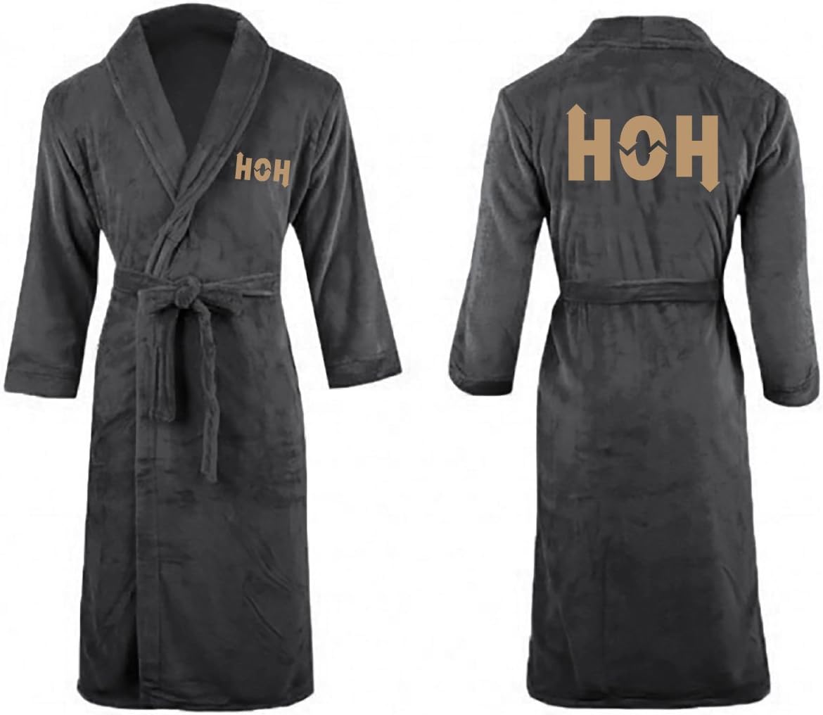 Big Brother HOH Luxury Black Robe at Amazon Women’s Clothing store
