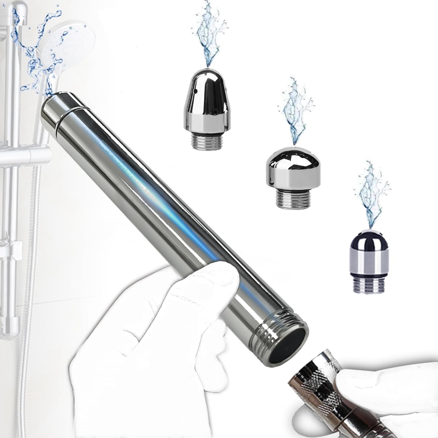 Amazon.com: WOSE Enema Nozzle 3 Shower Heads Enema Cleaner Anal Shower ...