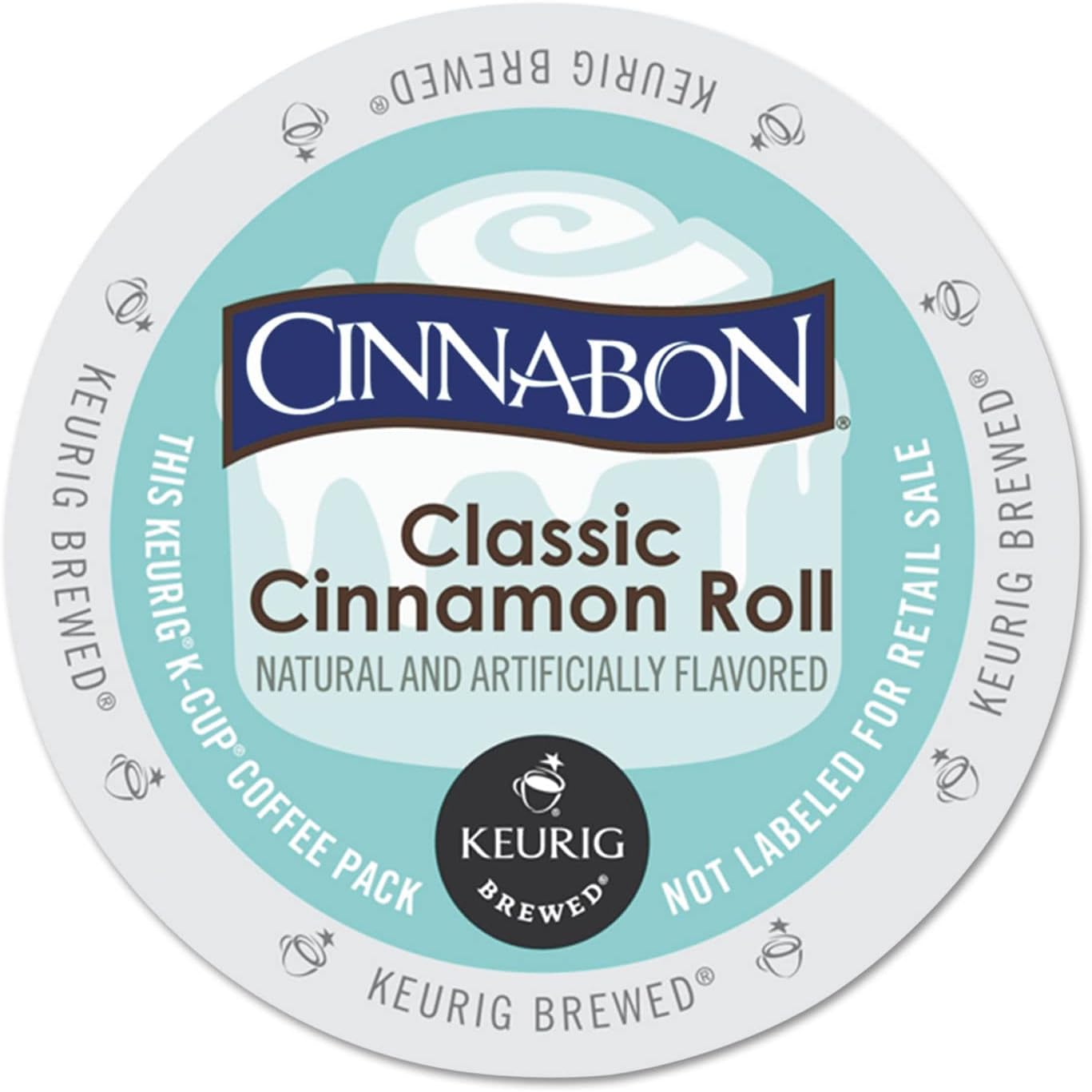Amazon.com: Cinnabon Classic Cinnamon Roll, Single-Serve Keurig K-Cup ...