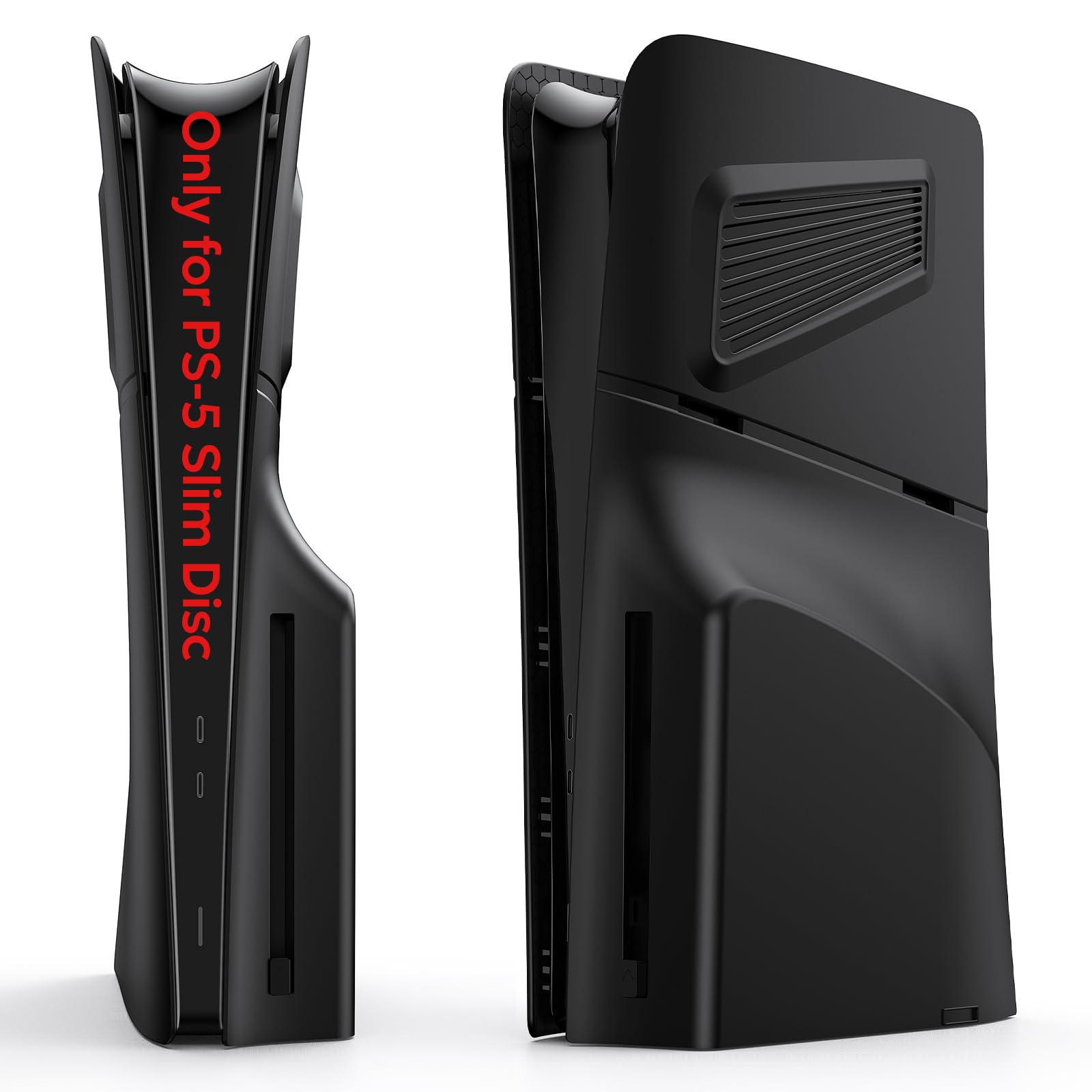 Faceplate for PS-5 SIim Disc Edition, innoAura Cover with Cooling Vents ...