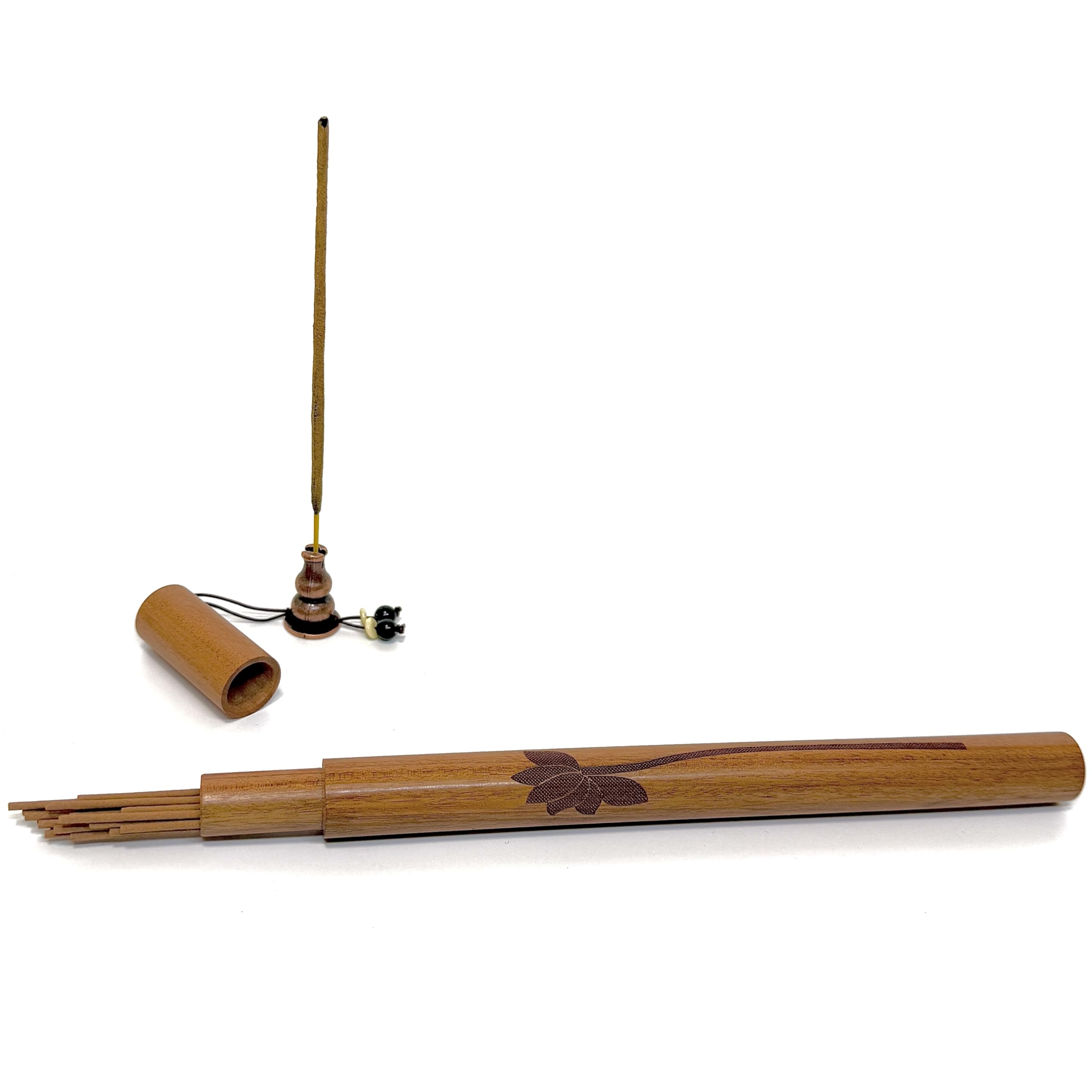 Amazon.com: Moocervi Incense Storage Tube for Sticks,Wooden Incense ...