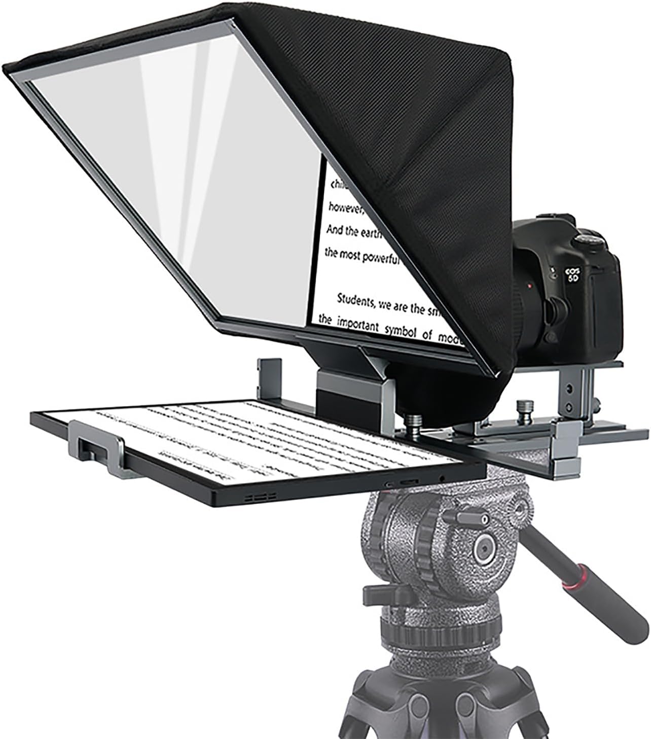 Amazon.com: Aluminum Alloy Teleprompter, Portable Mini Prompter with 70 ...