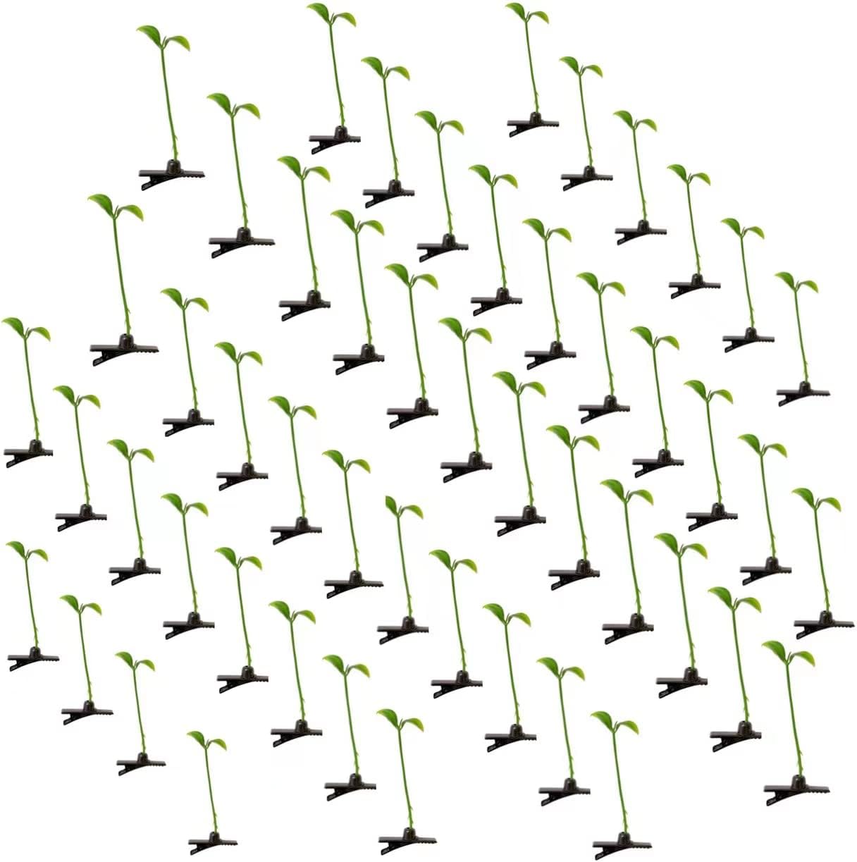 Amazon.com : 100 pcs Rave Bean Sprout Hair Clip Funny Barrette Headwear ...