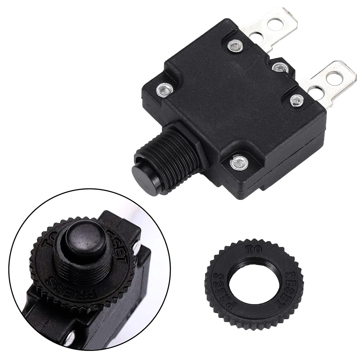 Overload Protection Device Thermal Circuit Breaker 5 Amp - Manual Reset ...