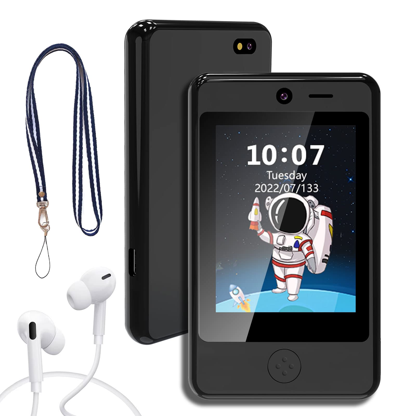 PTHTECHUS Kids Smartphone with Music Game, 3.8 Inch Large Touchscreen ...