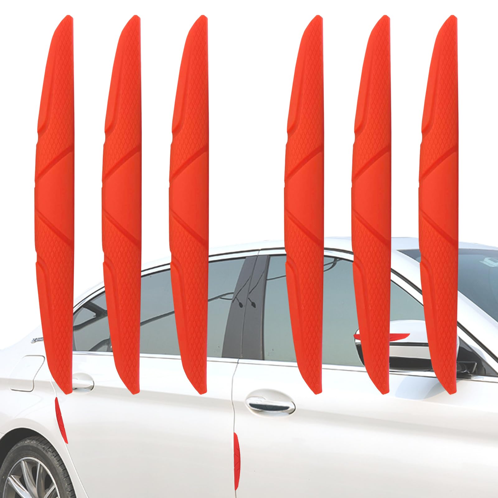 Amazon.com: Hosawtek Car Door Edge Guards - Anti-Scratch Black Rubber ...