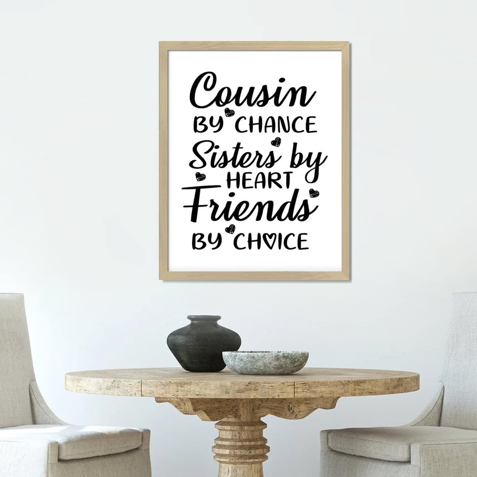 Sisters By Chance Friends By Choice Picture Frame