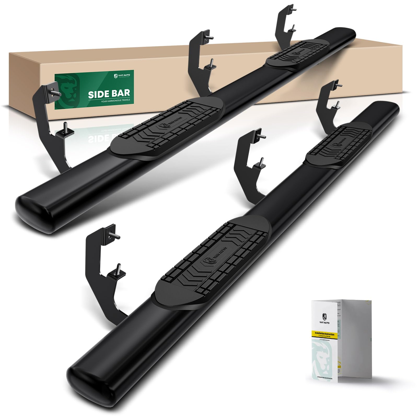 Amazon.com: YHTAUTO 6 Inch Running Boards Side Steps Fit Chevy ...