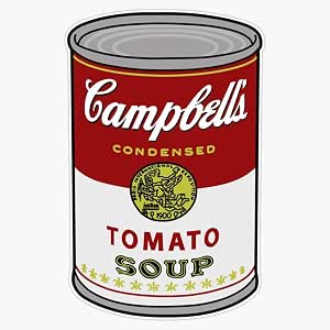 Amazon.com - Tomato Soup Bumper Sticker Window Vinyl Decal 5"