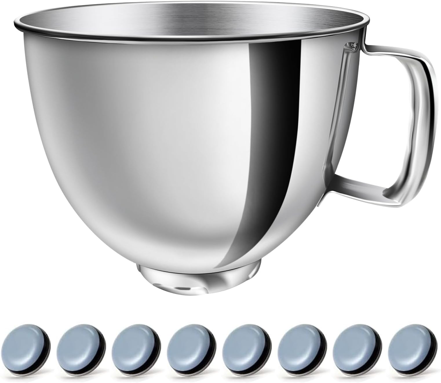 Amazon.com: Stainless Steel Mixing Bowl for kitchen aid 4.5-5 QT Tilt ...