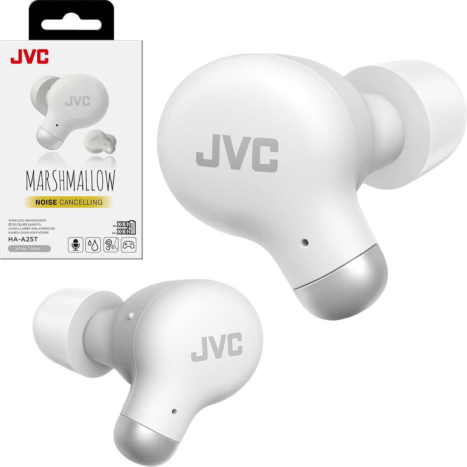 Amazon.com: JVC Active Noise Cancelling True Wireless Earbuds - Bluetooth 5.3 with ANC ...