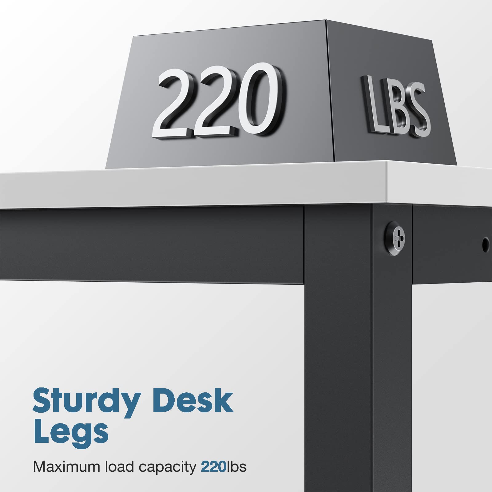 Computer Desk - 50 Inch L Shaped Desk Office Desk with Storage and CPU ...