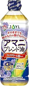 Amazon | JOYL アマニブレンド油 (アマニ油 コレステロール0 オメガ3 低単価) 味の素 J-オイル ペット 600g x 1本 | JOYL | 植物油 通販