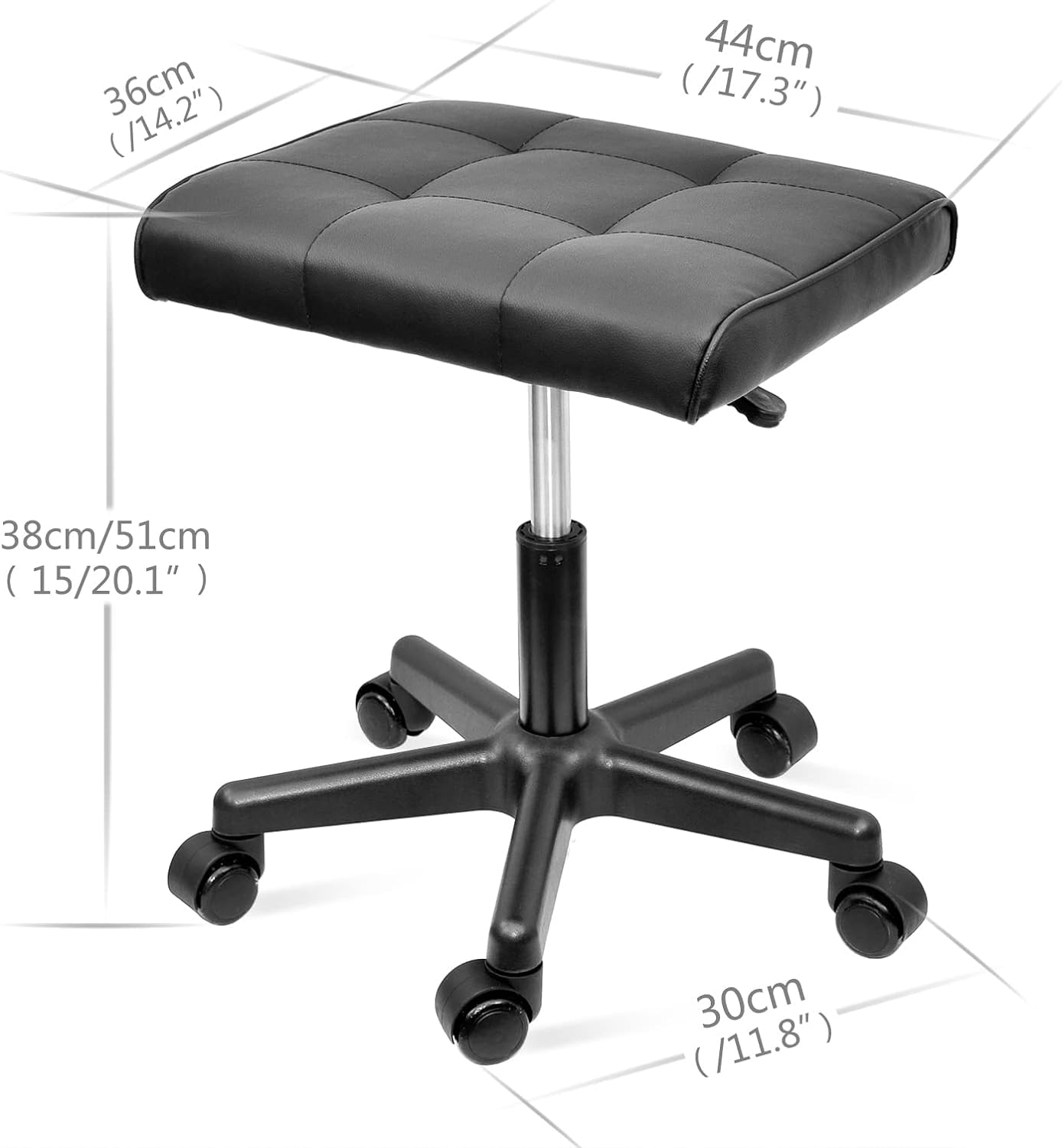 Snapklik.com : Footrest Under Desk Leg Rest Ottoman Adjustable Height ...