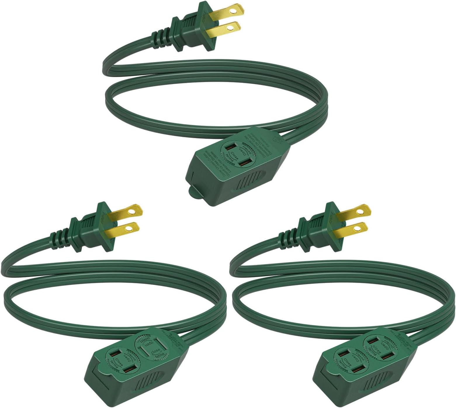 POWER ZONE OR780609 Powerzone SPT-2 Extension Cord, 16/2, 9 Ft, 9-Feet ...