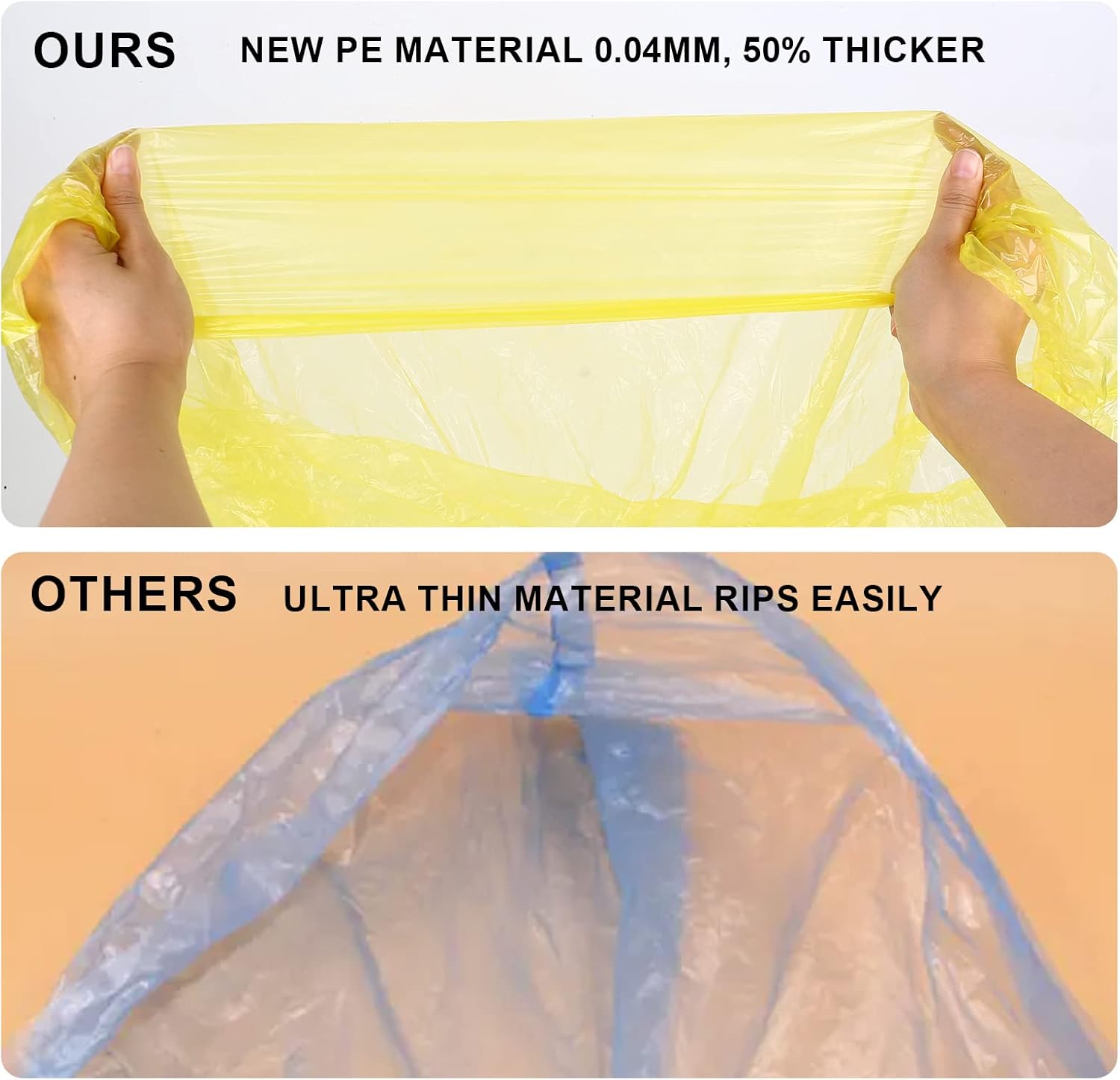 LMYDIDO Rain Ponchos for Kids Adults, Thick Disposable Waterproof ...