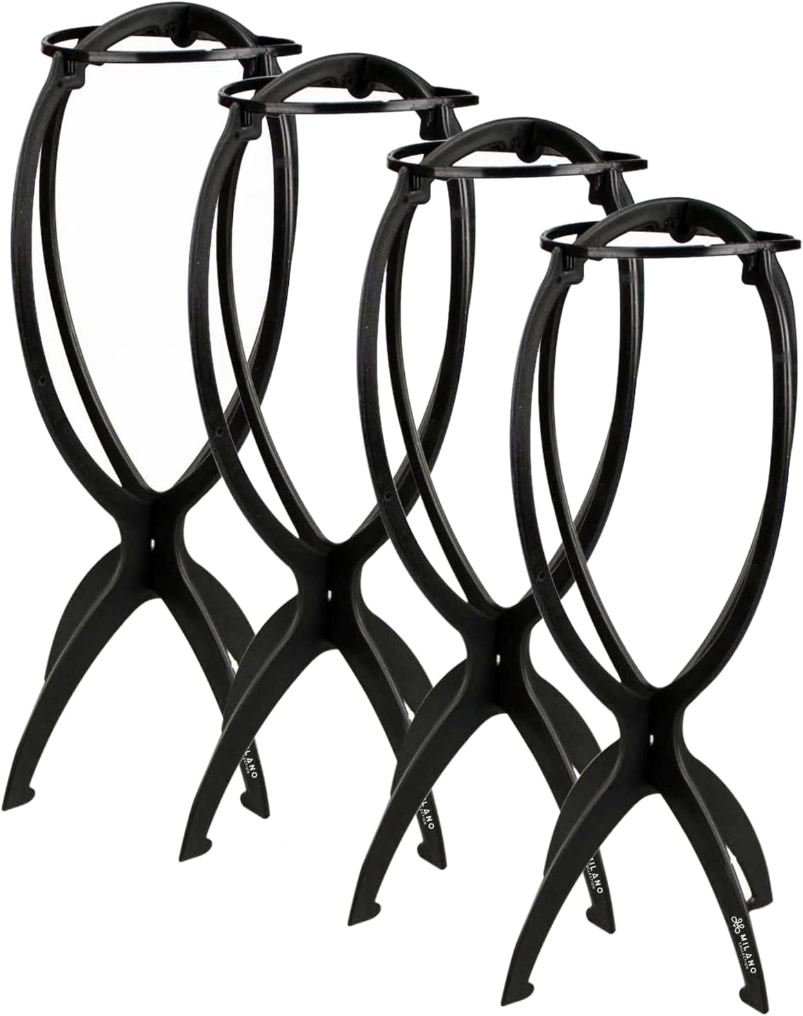 Amazon.com: Milano Collapsible Wig Stand for Styling and Multiple Wig ...