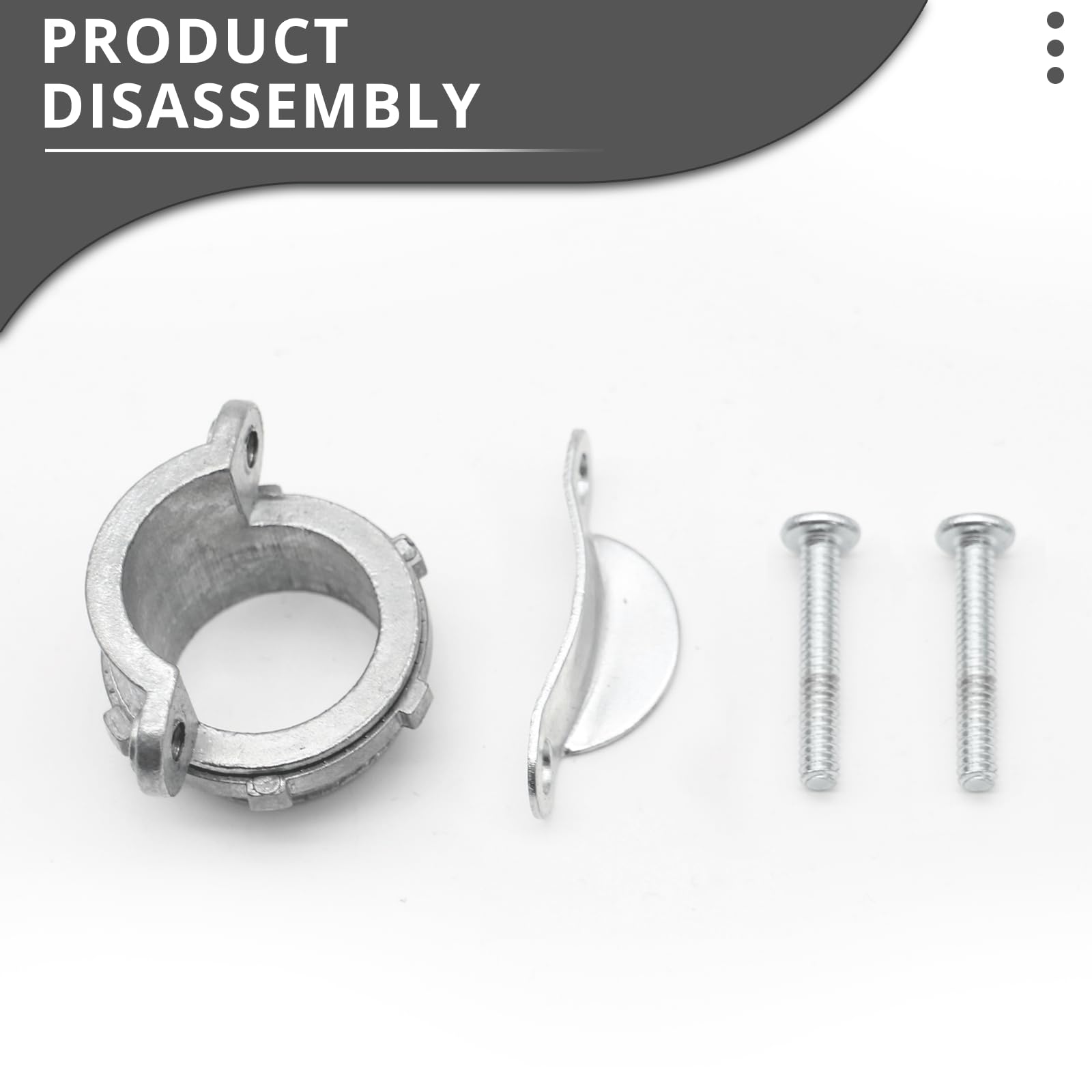 Snapklik.com : AIRTAK 12Pcs Silver Zinc Clamp-Type Cable Connectors For ...