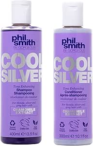 Phil Smith Shampoo and Conditioner Set Vegan Friendly) (Cool Silver ...