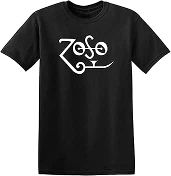 Zoso T-Shirt - Jimmy Page Plant Zeppelin Rock | Amazon.com