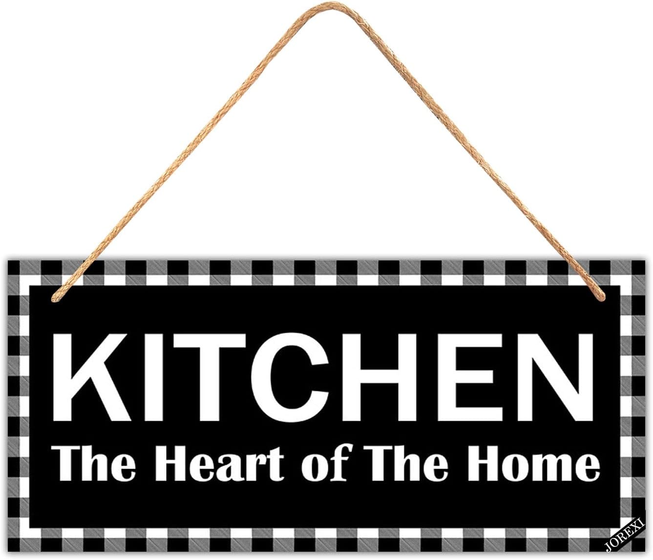 Amazon.com: Farmhouse Kitchen Sign - Kitchen The Heart of The Home Wall ...