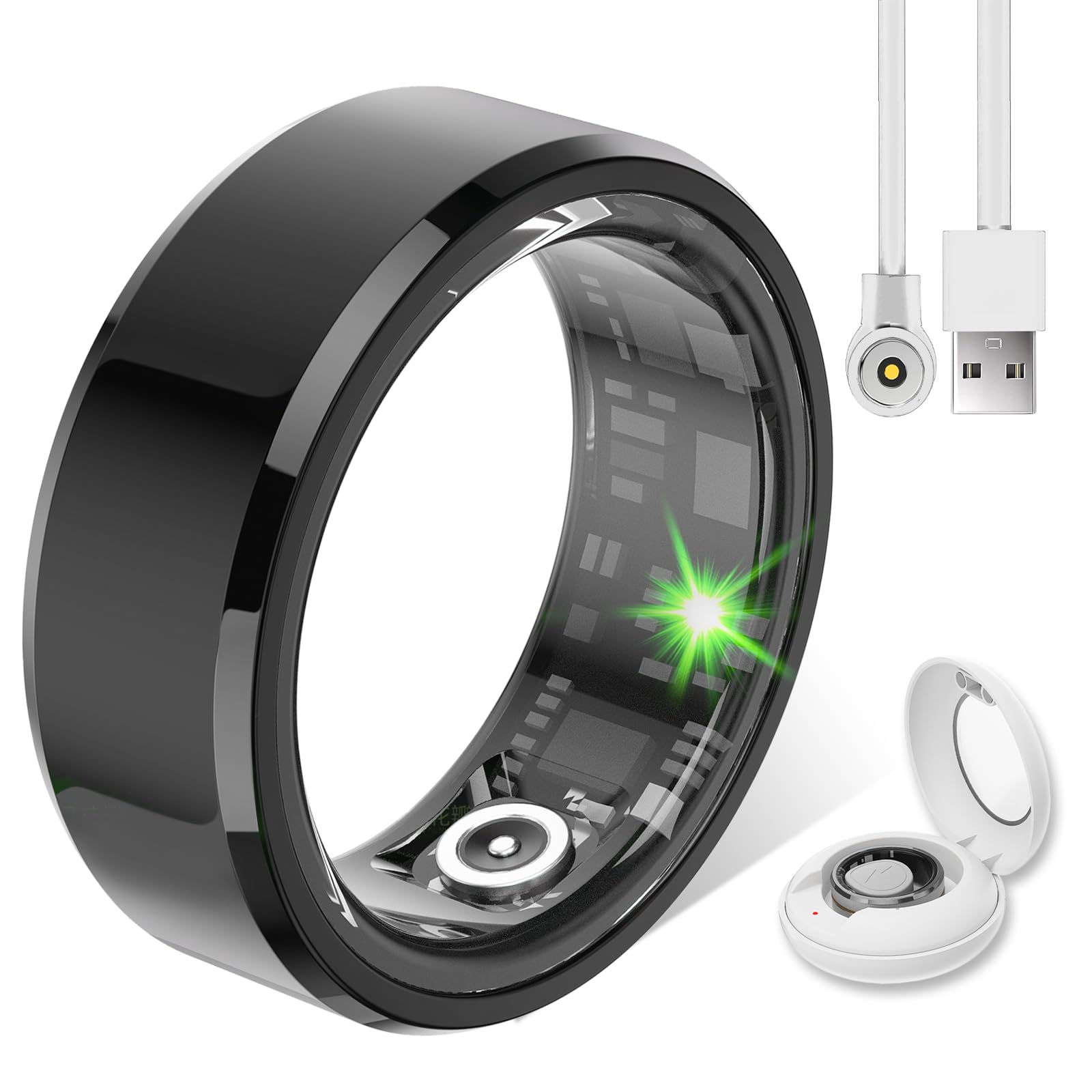 Amazon.com: Rkazes Smart Ring Health Tracker, Fitness Rings for Women ...