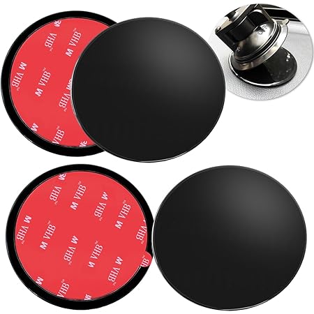 Amazon.com: 4 Pack 95mm Adhesive Dashboard Pad Mounting Disk, 3.74 ...