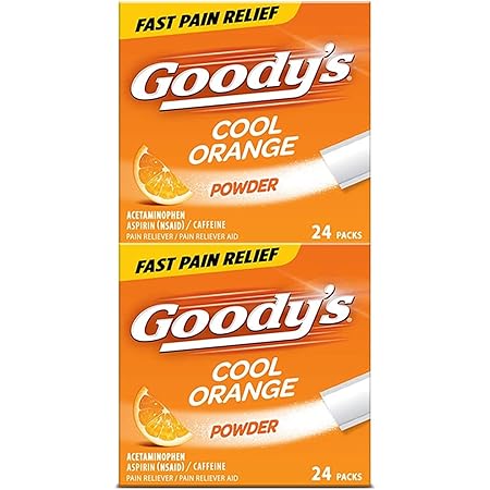 Amazon.com: Goody's Cool Orange Extra Strength | 24ct Powder Packages ...