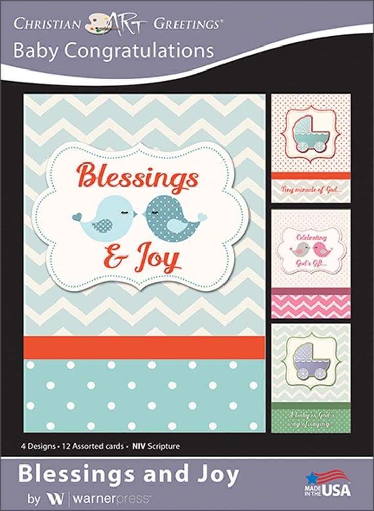 Amazon.com: Boxed Greeting Cards - Christian Baby Congratulations Cards ...