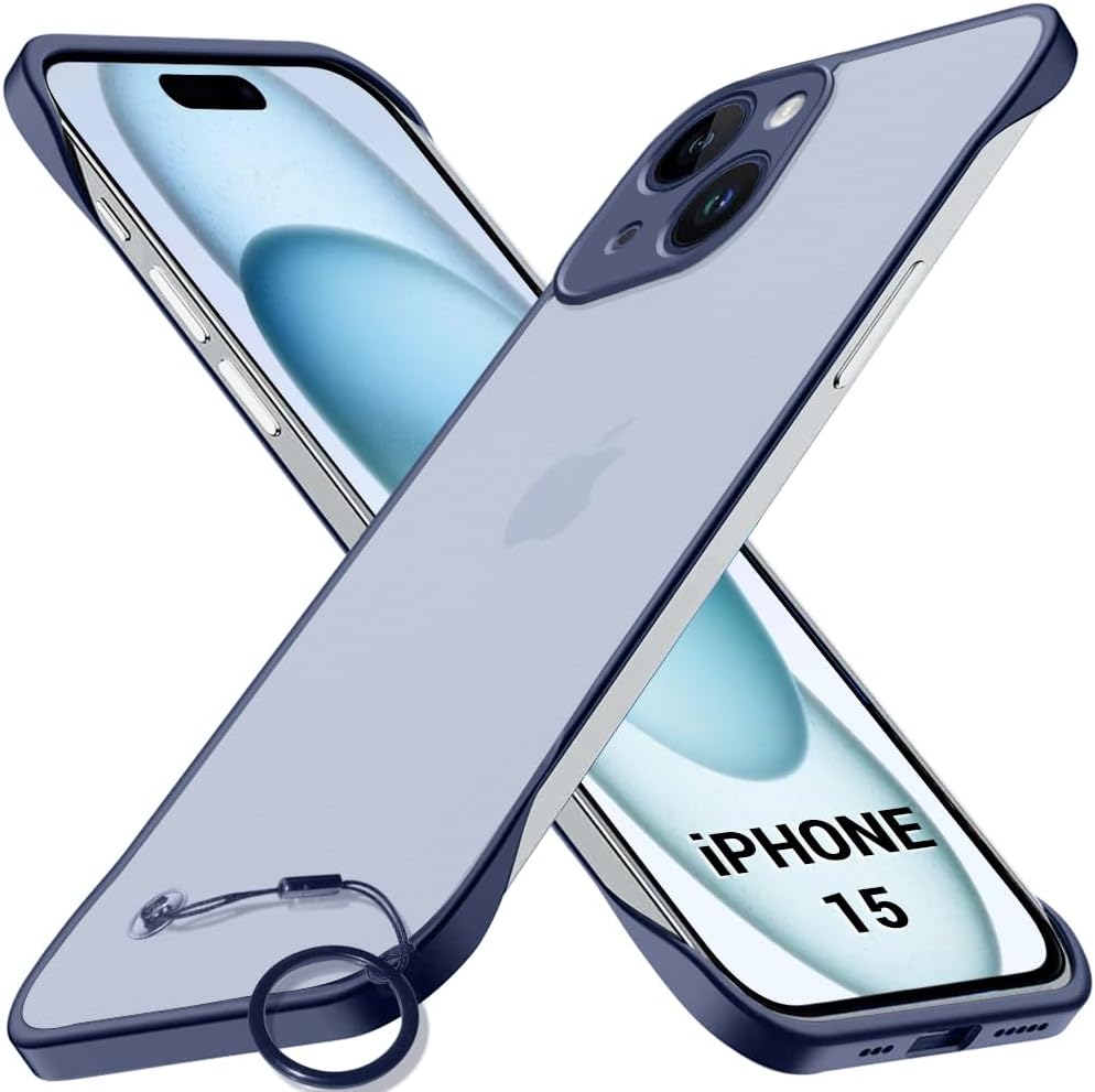 TheGiftKart TPU+PC Hybrid Ultimate Slim Back Case Cover For Iphone 15 ...