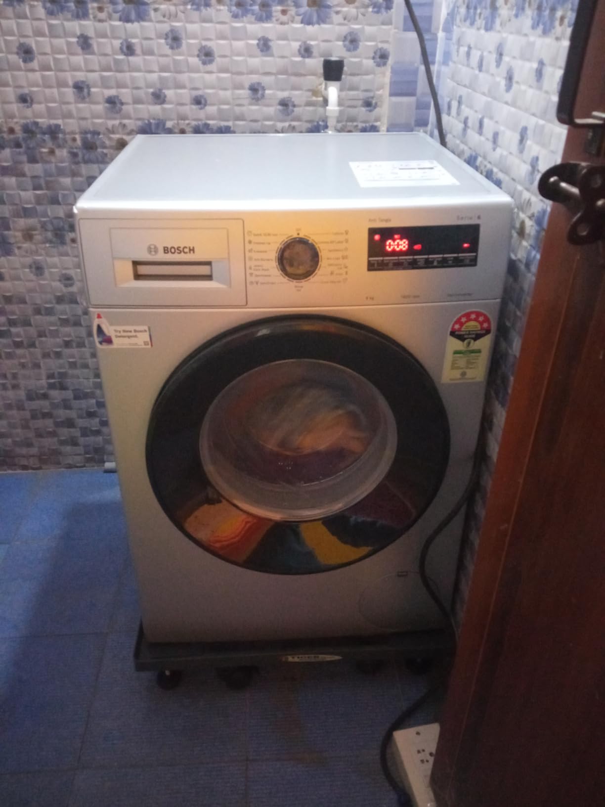 Bosch 7.5 kg 5 Star 1400RPM INVERTER TOUCH CONTROL Fully Automatic ...